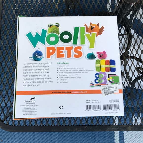 spice box | Toys | Woolly Pets Easy To Make Pom Pom Animal Craft Kit ...